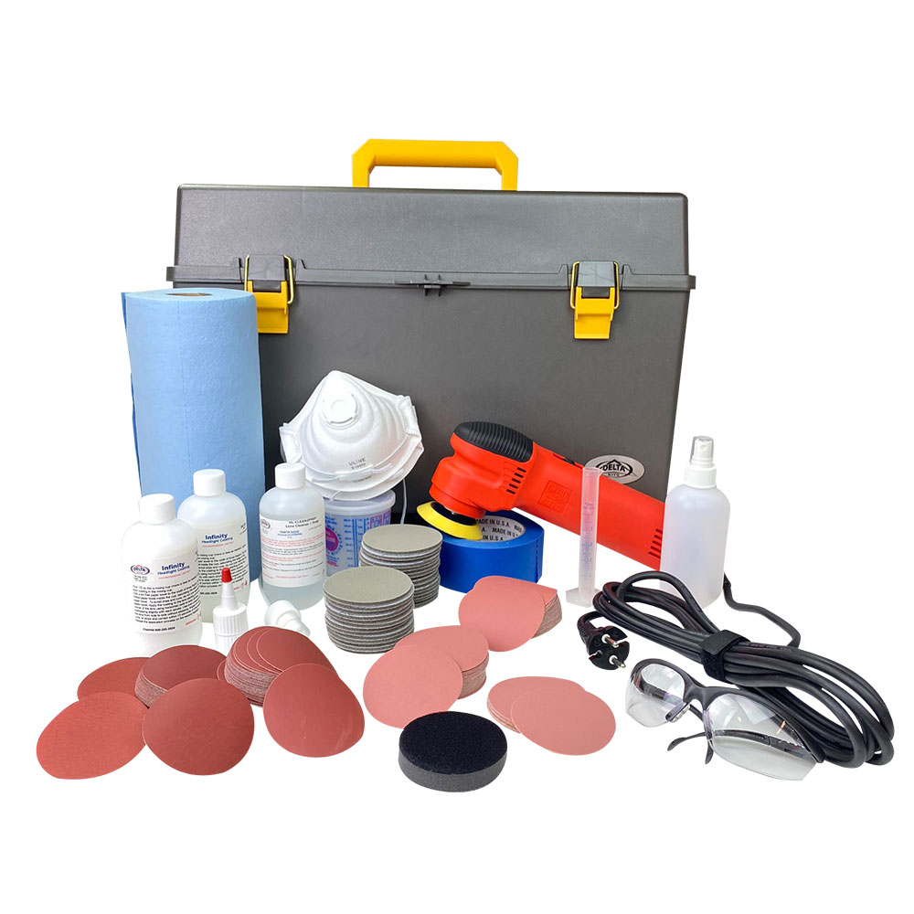 ClearPro PLUS Professional Headlight Restoration System - Delta Kits