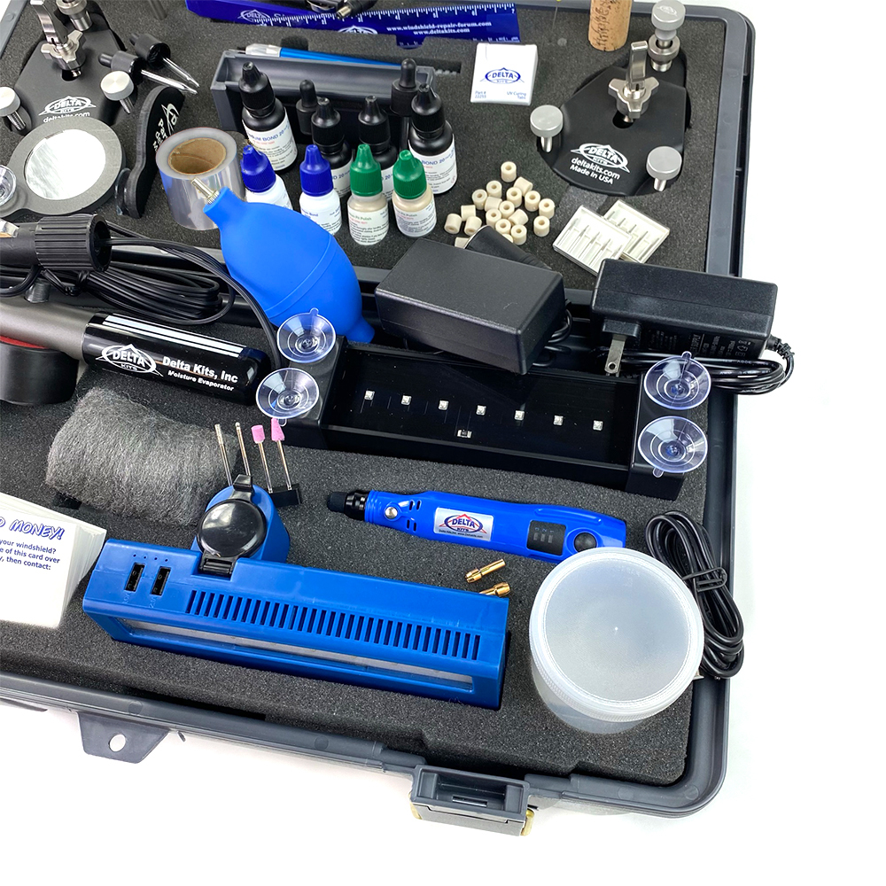 Professional Windshield Repair Kit Repair Auto Glass Chips - Delta Kits